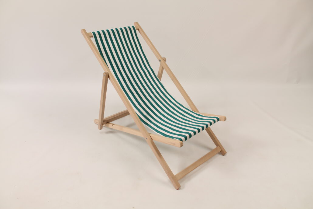 Strandstoel Scheveningen zonder armleuningen - Louwen Houtbewerking